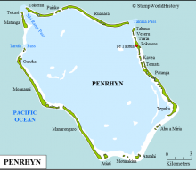 E5/N Penrhyn Atoll COOK del Norte